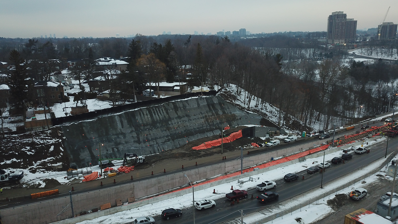 LRT Slope Protection at Retaining Wall - HCM Group
